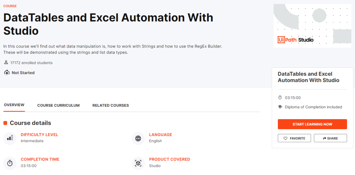 DataTables and Excel Automation With Studio (UiRPA part 7)