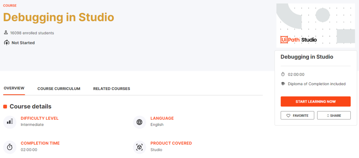 Debugging in Studio (UiRPA part 13) - SoftOne Consultancy
