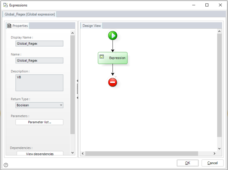 Use REGEX inside expressions - SoftOne Consultancy